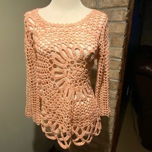 Boston Proper | Sweaters | Boston Proper Crochet Sweater Small | Poshmark